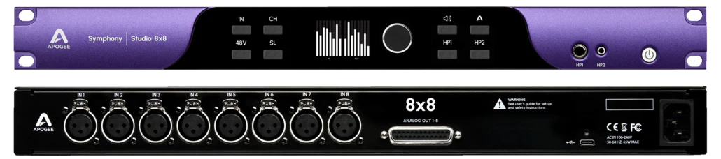 Apogee Symphony Studio 8x8 Audio Interface