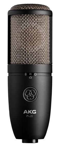 AKG P420 Large 1-inch dual diaphragm multi-pattern true condenser micr