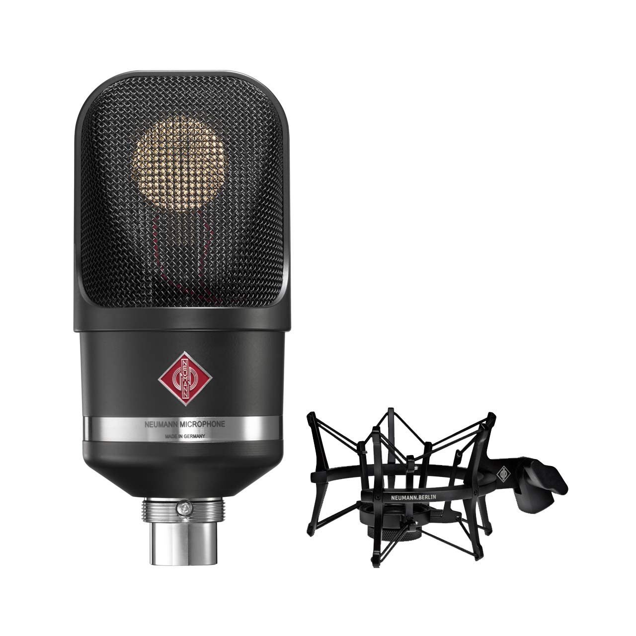Neumann TLM 107 and EA 4, black