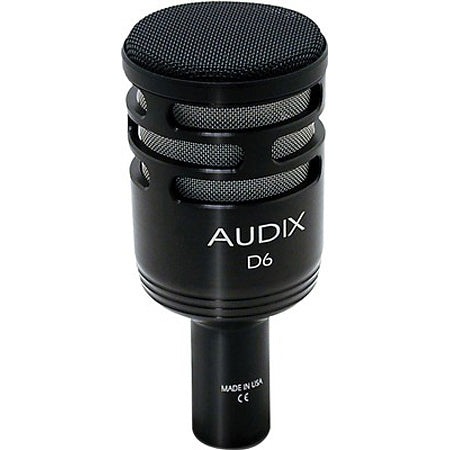 Audix D6 - Dynamic Kick Drum Microphone